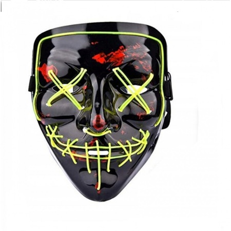 Masca Halloween, Gzyuchao el, 20 x 18 cm, Negru - eMAG.ro