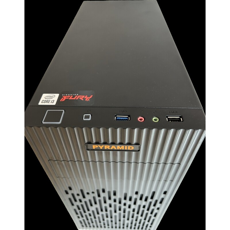 Sistem desktop Gaming Pyramid™, Intel® Core™ i3-10100F 3.6 GHz, 16GB ...