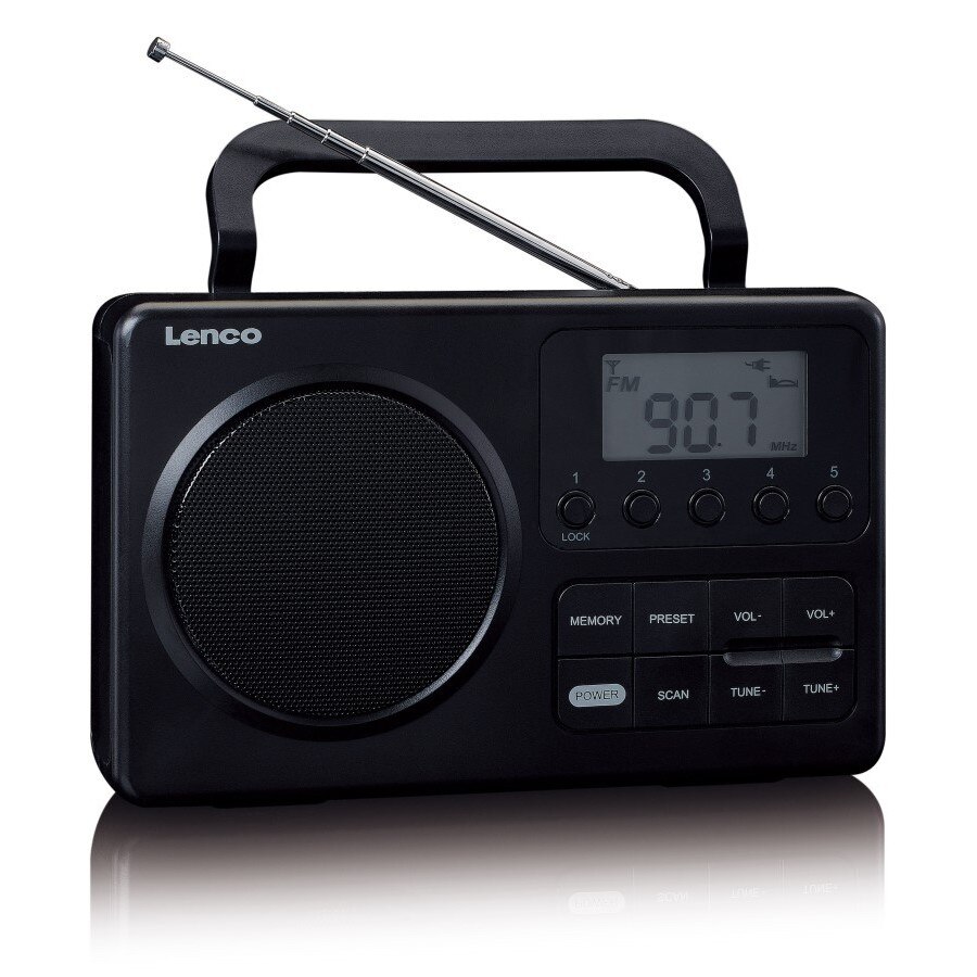 Radio, Lenco, Ecran LCD, Tuner FM, Negru - eMAG.ro