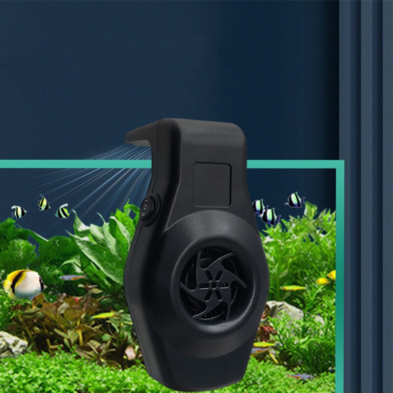 Racitor acvariu, Sunmostar, Alimentare USB, Plastic, 7x3x12.5 cm, Negru ...