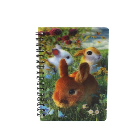 Carnetel zoo cu spirala 3D Bunnies - eMAG.ro