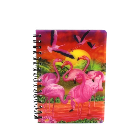 Carnetel zoo cu spirala 3D Flamingo Lingo - eMAG.ro