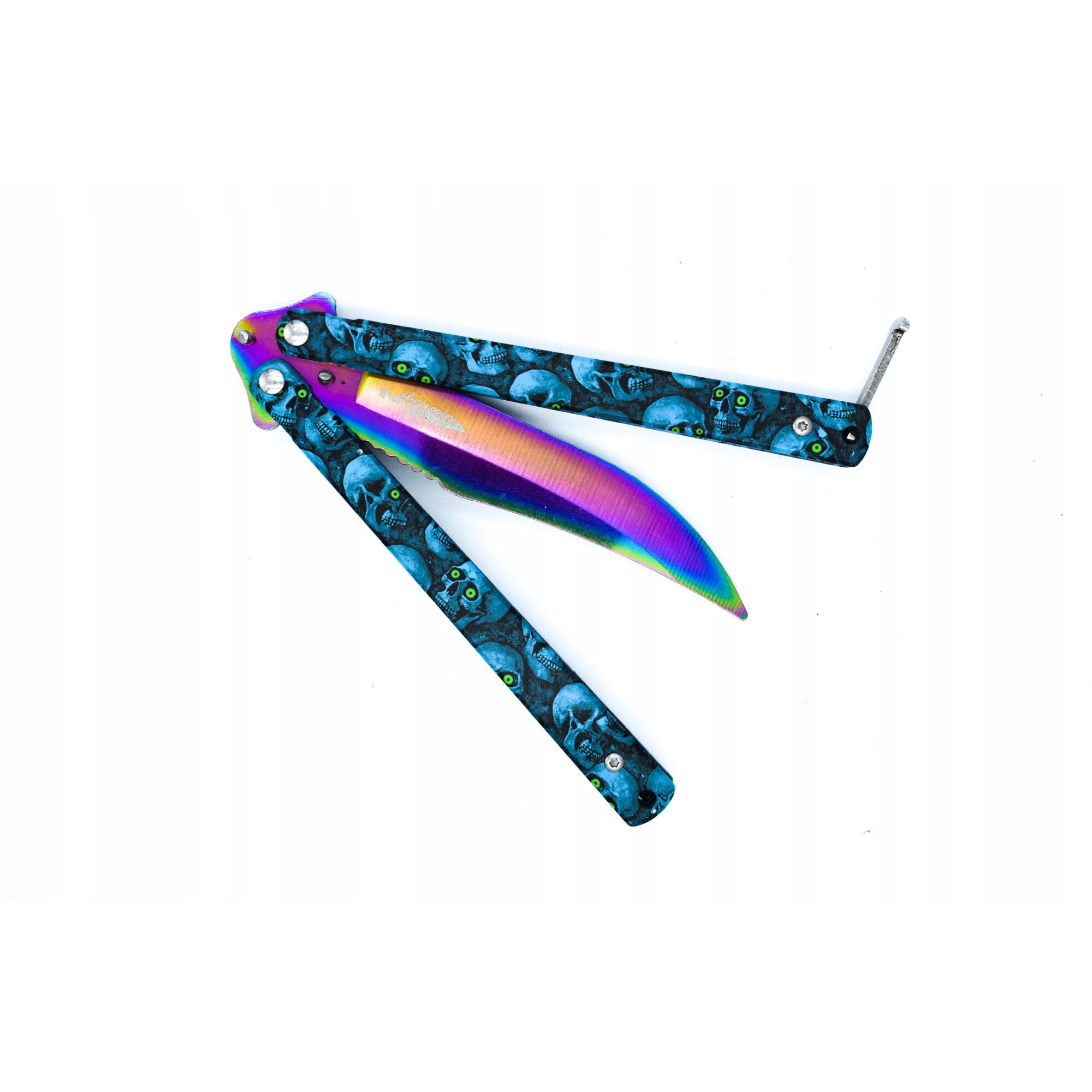 Cutit Butterfly de antrenament, Metal, Multicolor - eMAG.ro