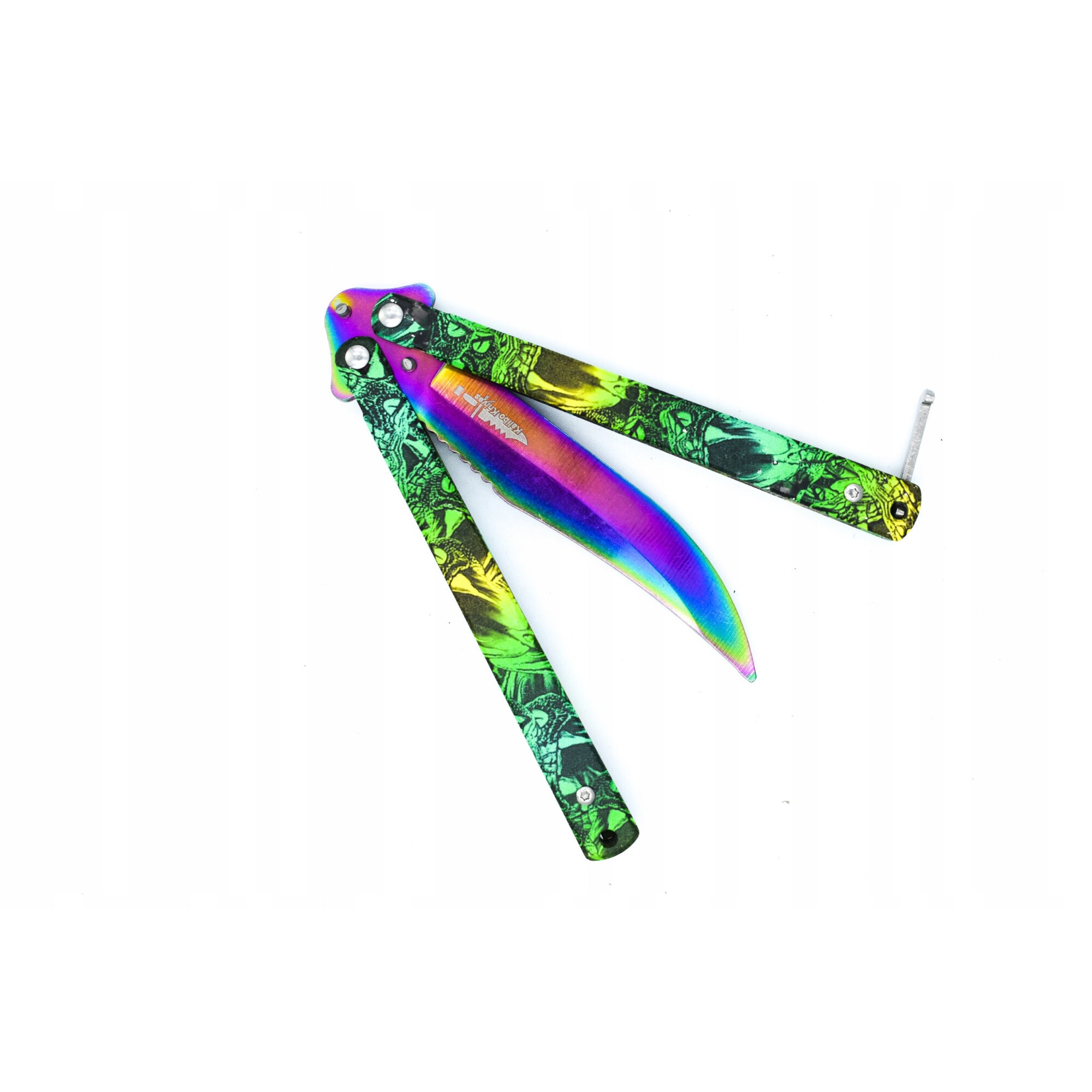 Cutit Butterfly de antrenament, Metal, Multicolor - eMAG.ro