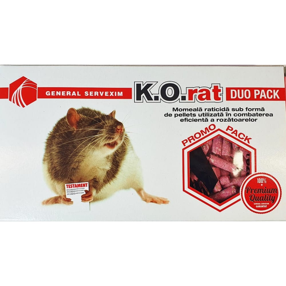 Momeala Soareci, Sobolani Tip Pellets K.O. Rat 250g - eMAG.ro