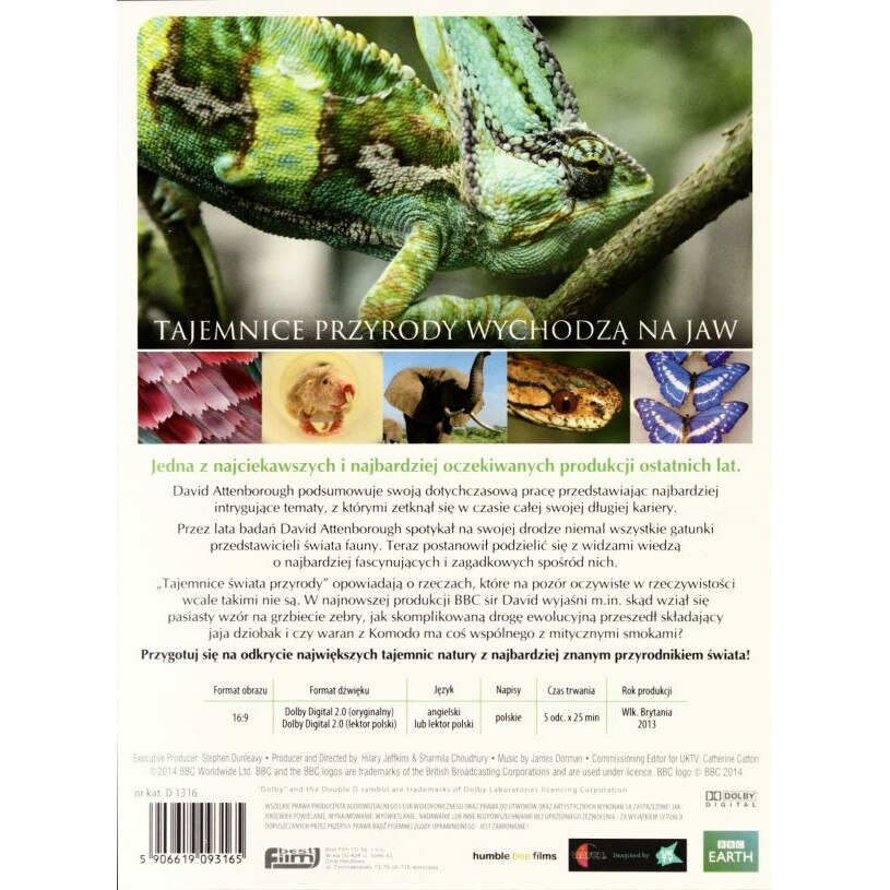David Attenborough przedstawia - Tajemnice świata przyrody (BBC) [2DVD] - eMAG.ro