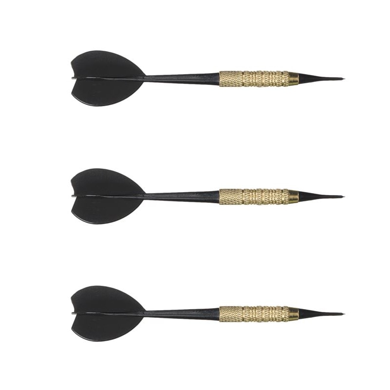 Set 3 sageti pentru Darts, 13.5 cm, Negru/Auriu, ATU-081511 - eMAG.ro