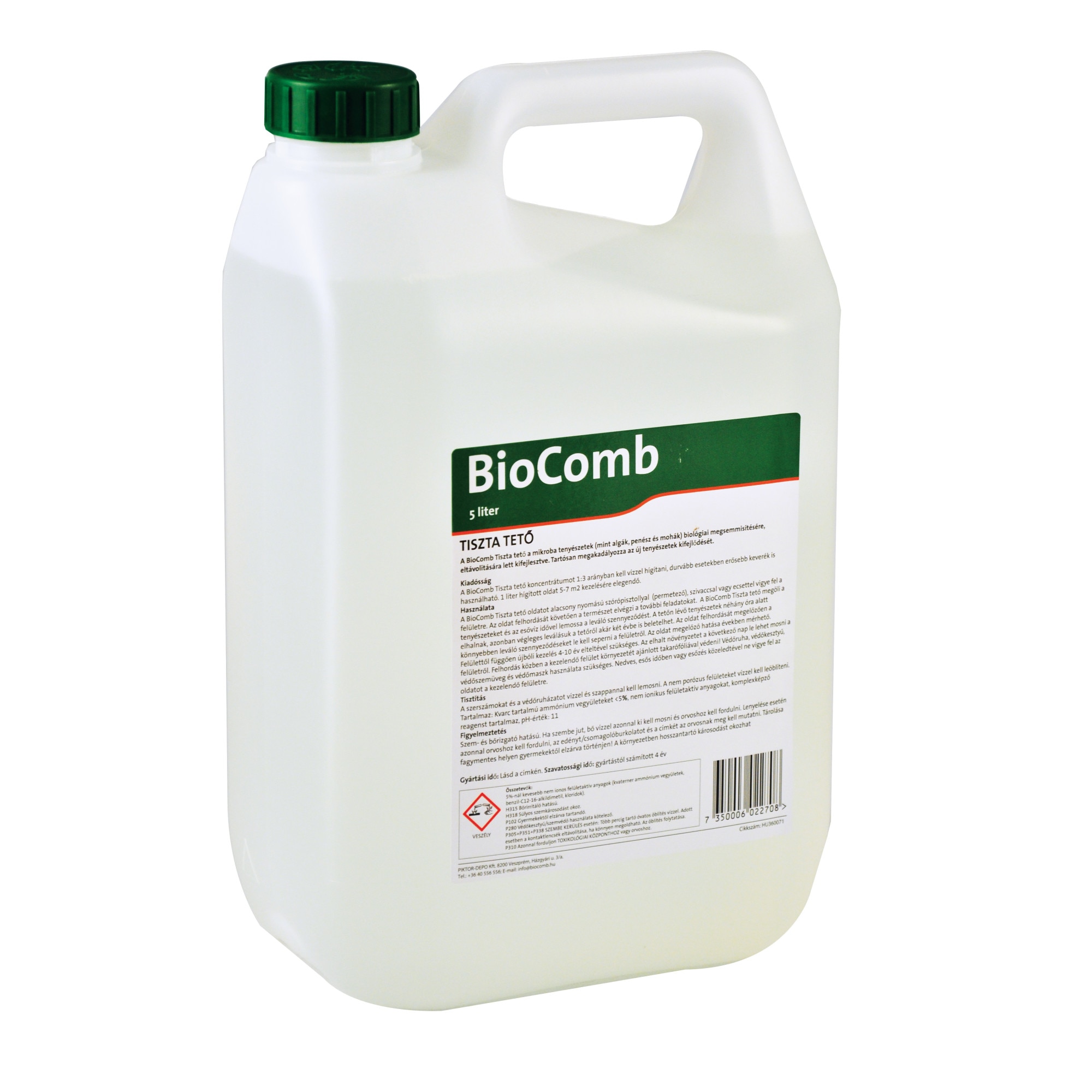 Biocomb Tiszta Tető, Tisztitószer, 5l - eMAG.hu