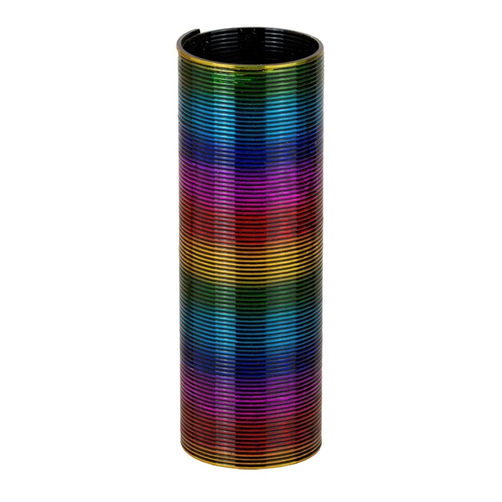 Joc arc MAGIC, spirala Slinky, multicolor curcubeu, 5 x 14 cm ...