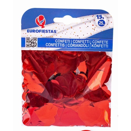 CONFETI INIMI ROSII, 15MM, 15G - eMAG.ro