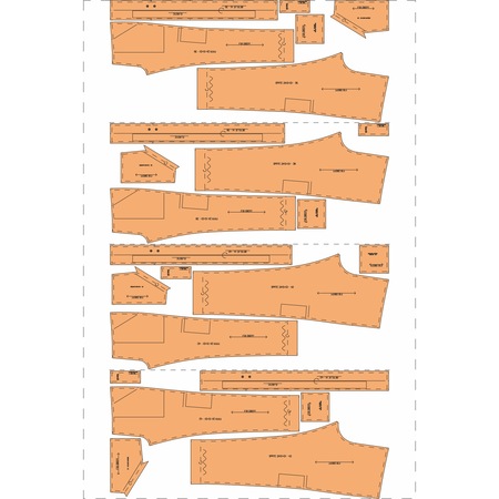 Tipar Croitorie Pantaloni Cargo femei, 8 marimi 36 - 50, hartie - eMAG.ro