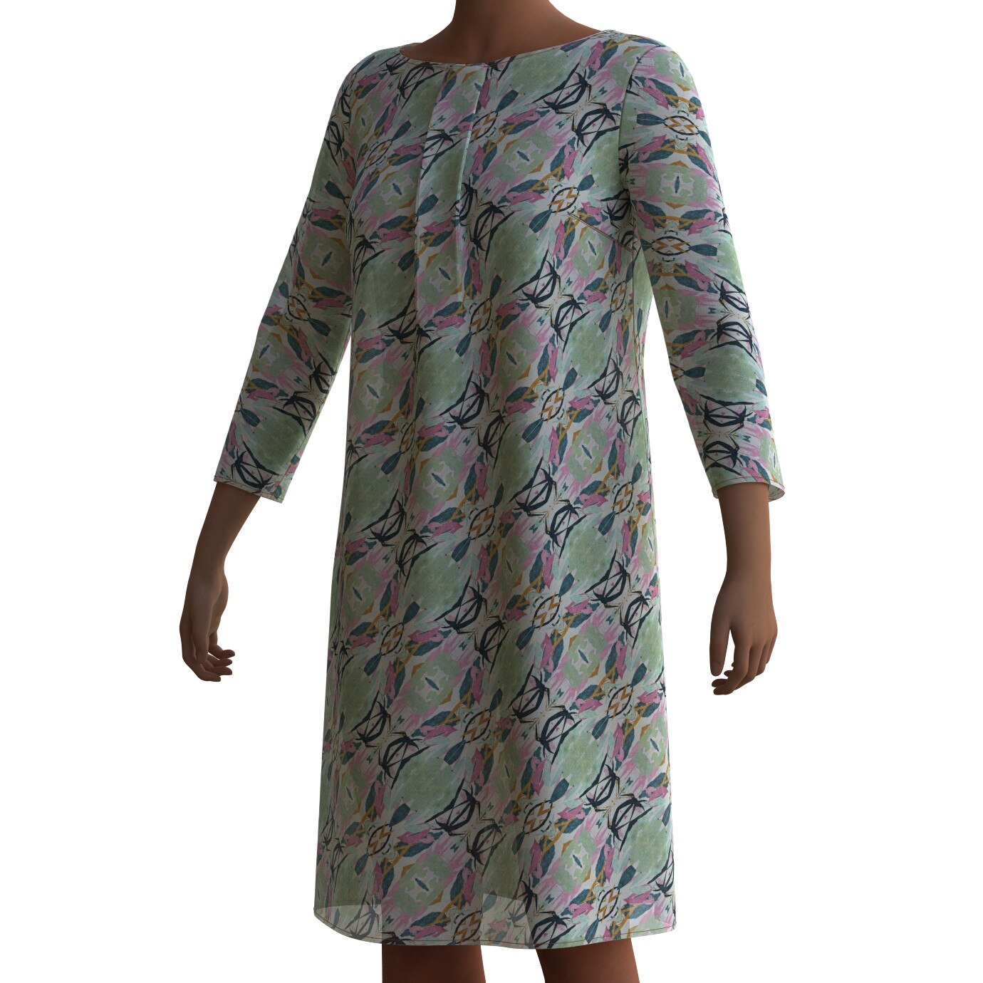 Tipar Croitorie Rochie lejera, 10 marimi 36 - 54, hartie - eMAG.ro