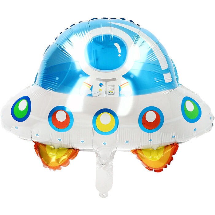 Balon aniversare, Nava spatiala, 24 inch, Multicolor - eMAG.ro