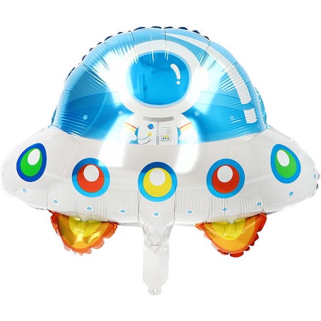 Balon aniversare, Nava spatiala, 24 inch, Multicolor - eMAG.ro