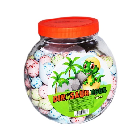 Guma de mestecat, Model Oua de dinozaur, 150 buc - eMAG.ro