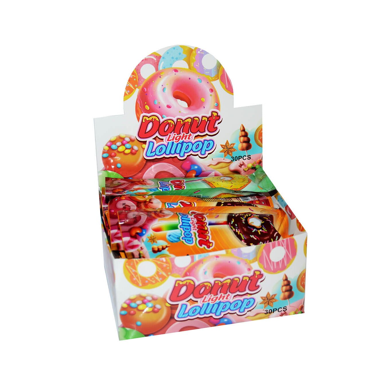 Set 30 acadele, Forma gogoasa cu bat, 300G, 009670 - eMAG.ro