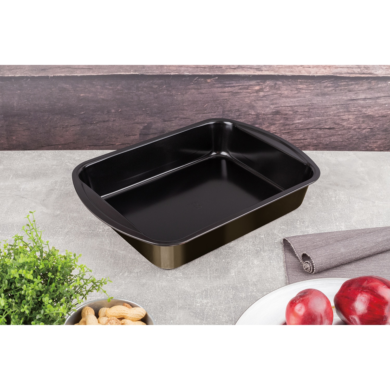 Tava cuptor Berlinger Haus Shiny Black Edition, 40 x 28.5 cm - eMAG.ro