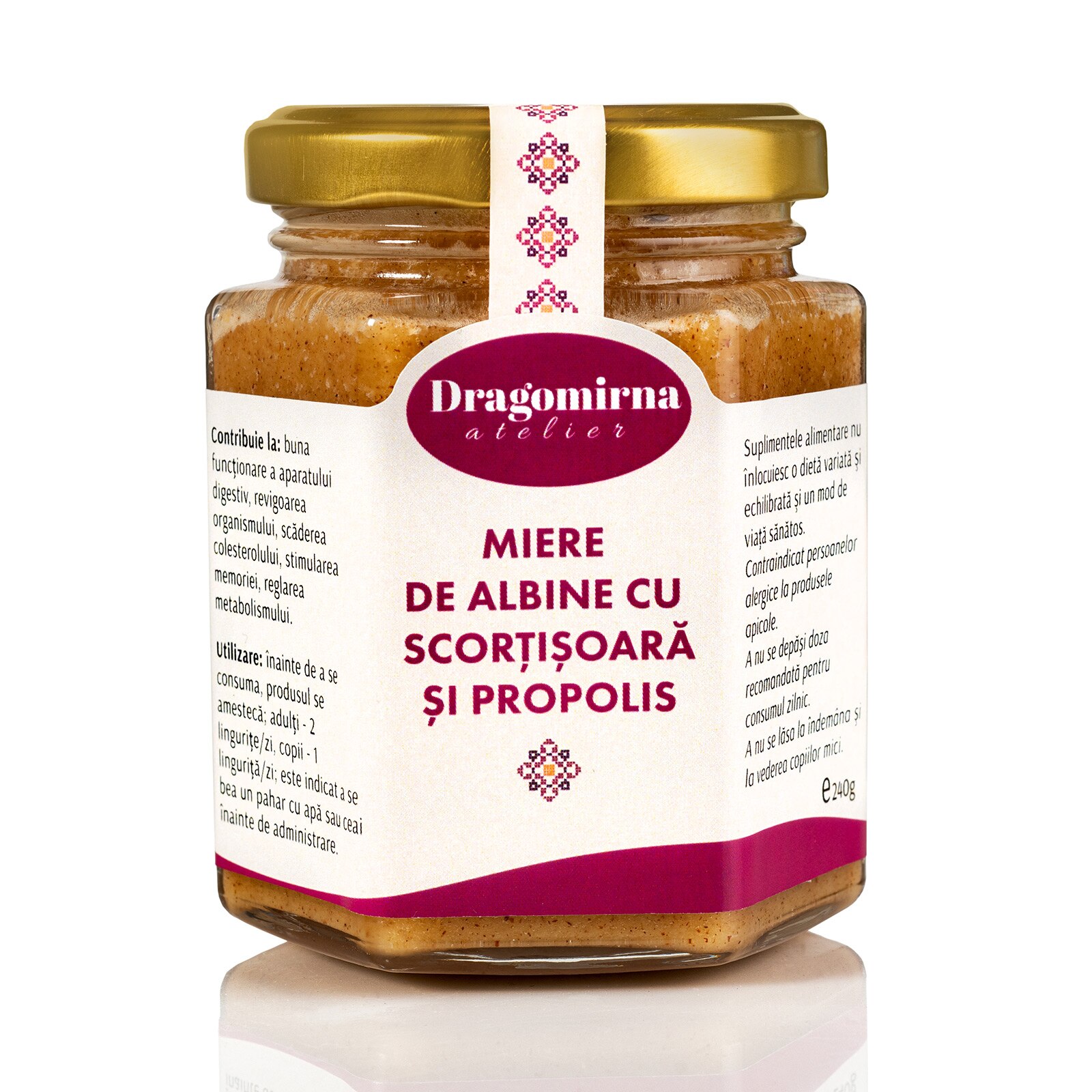 Supliment Alimentar, ADRAG Dragomirna, Miere de Albine cu Scortisoara ...