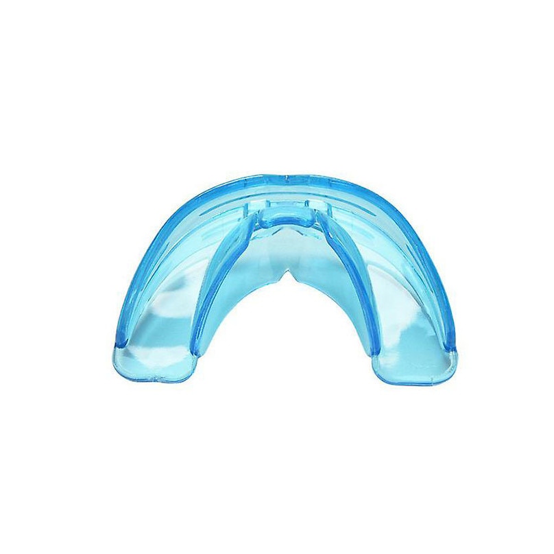 Set 2 gutiere, Dessa Dental, PVC, 7.5x6x2.5 cm, Albastru/Transparent ...