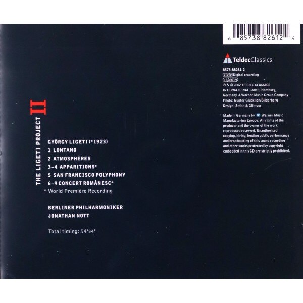 Jonathan Nott/Bp: Lige: The Ligeti Project 2 [CD] - eMAG.bg