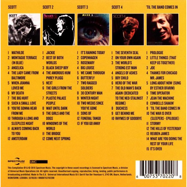 Scott Walker: 5 Classic Albums [5CD] - eMAG.bg