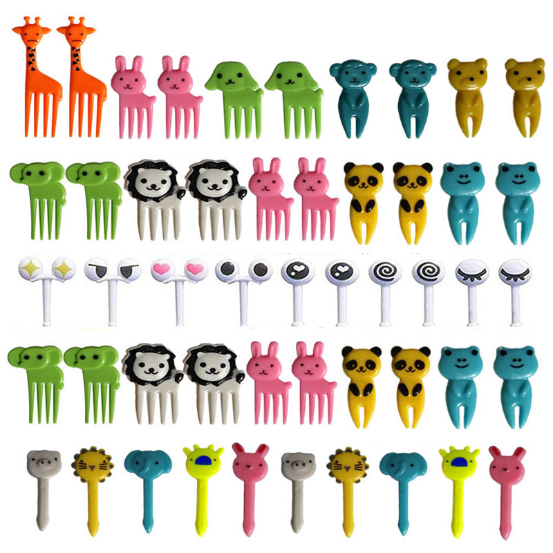 Set 50 furculite decorative bebeLOGIC™ model animale pentru copii ...