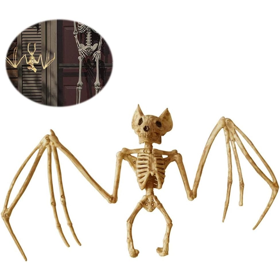 Schelet de liliac, Zola®, aspect realist pentru decor Halloween Party ...