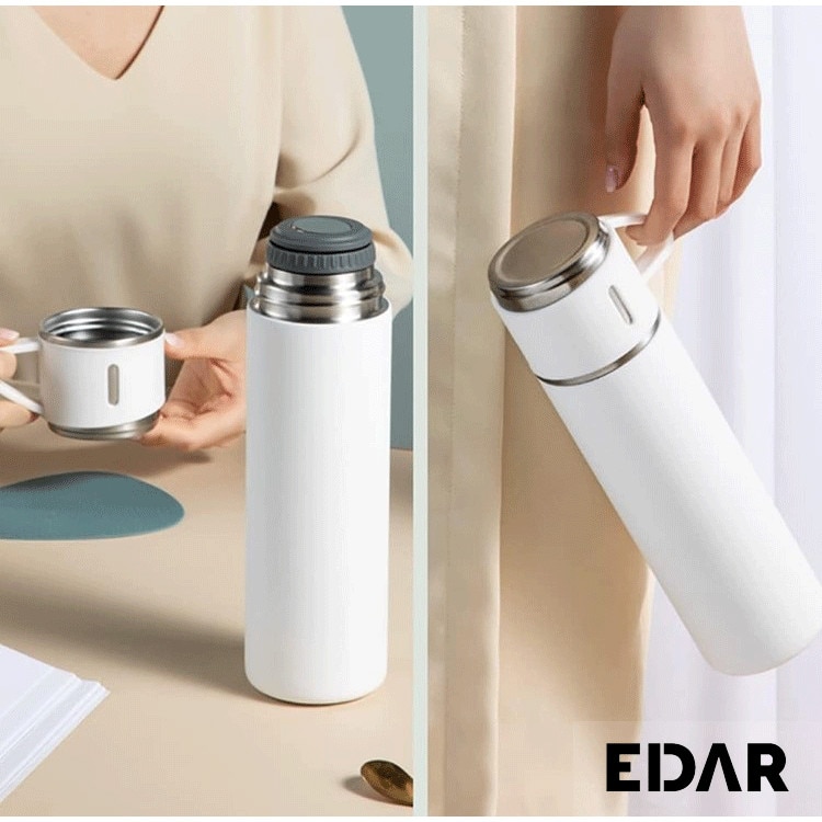 Termos EDAR Cu Interior Din Inox, Capacitate 500 ml, Cu Perete Dublu ...