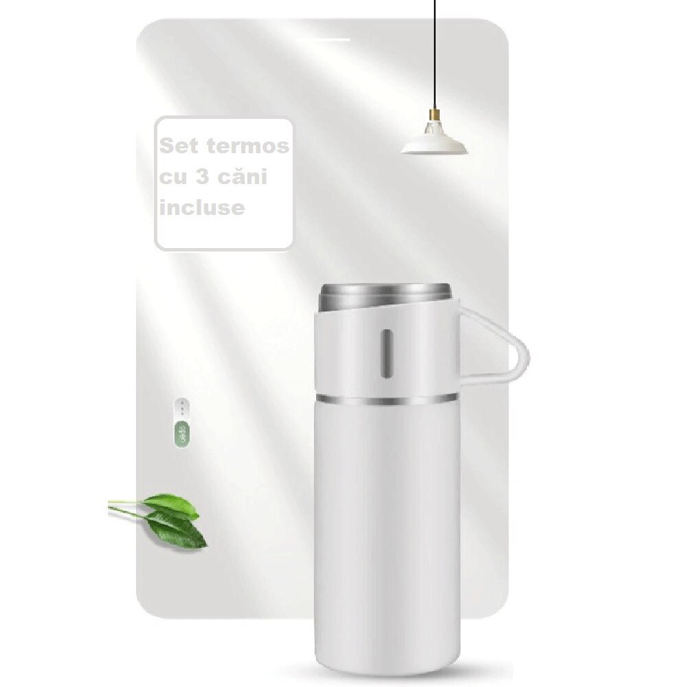 Termos EDAR Cu Interior Din Inox, Capacitate 500 ml, Cu Perete Dublu ...