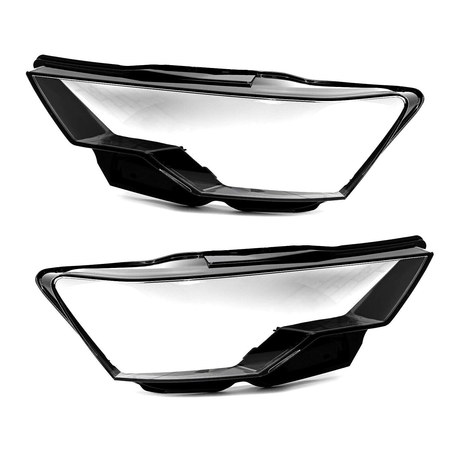 Set huse faruri, Pentru Audi A6 C8, Model 2018-2020, Sticla, 2 bucati ...