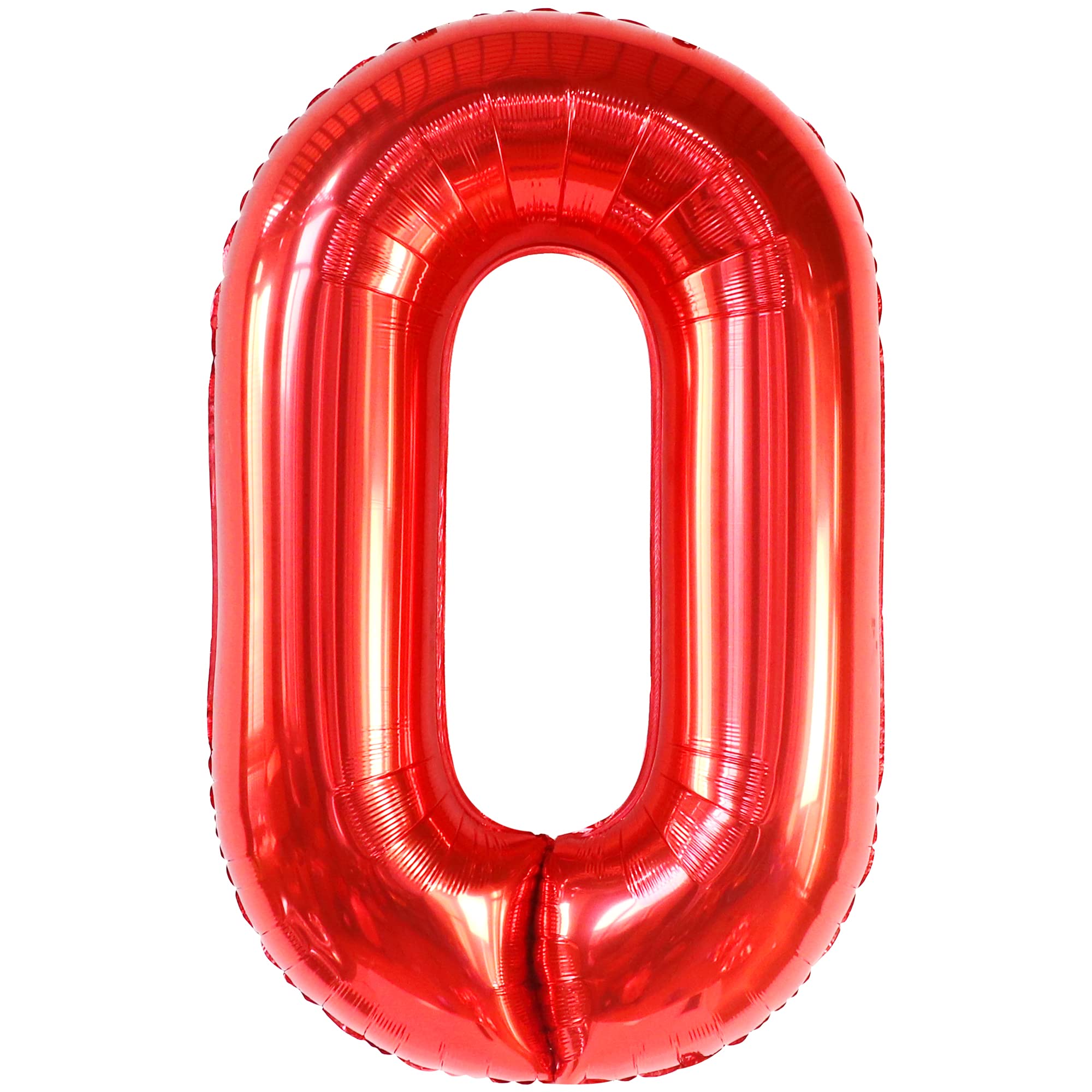 Balon din folie cifra 0, culoare rosu, It's Party Time, 100 cm - eMAG.ro