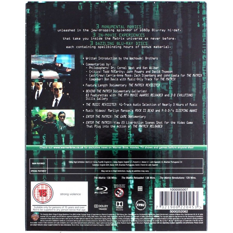 Matrix Complete Trilogy [BOX] [Blu-Ray] - eMAG.ro