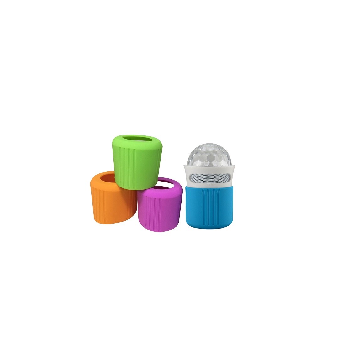 Boxa Portabila Bluetooth Cu Led Rgb Astro si Huse De Schimb in 4 Culori ...