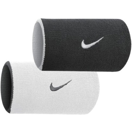Mansete duble Nike Dri-Fit Home & Away, negru/alb - eMAG.ro