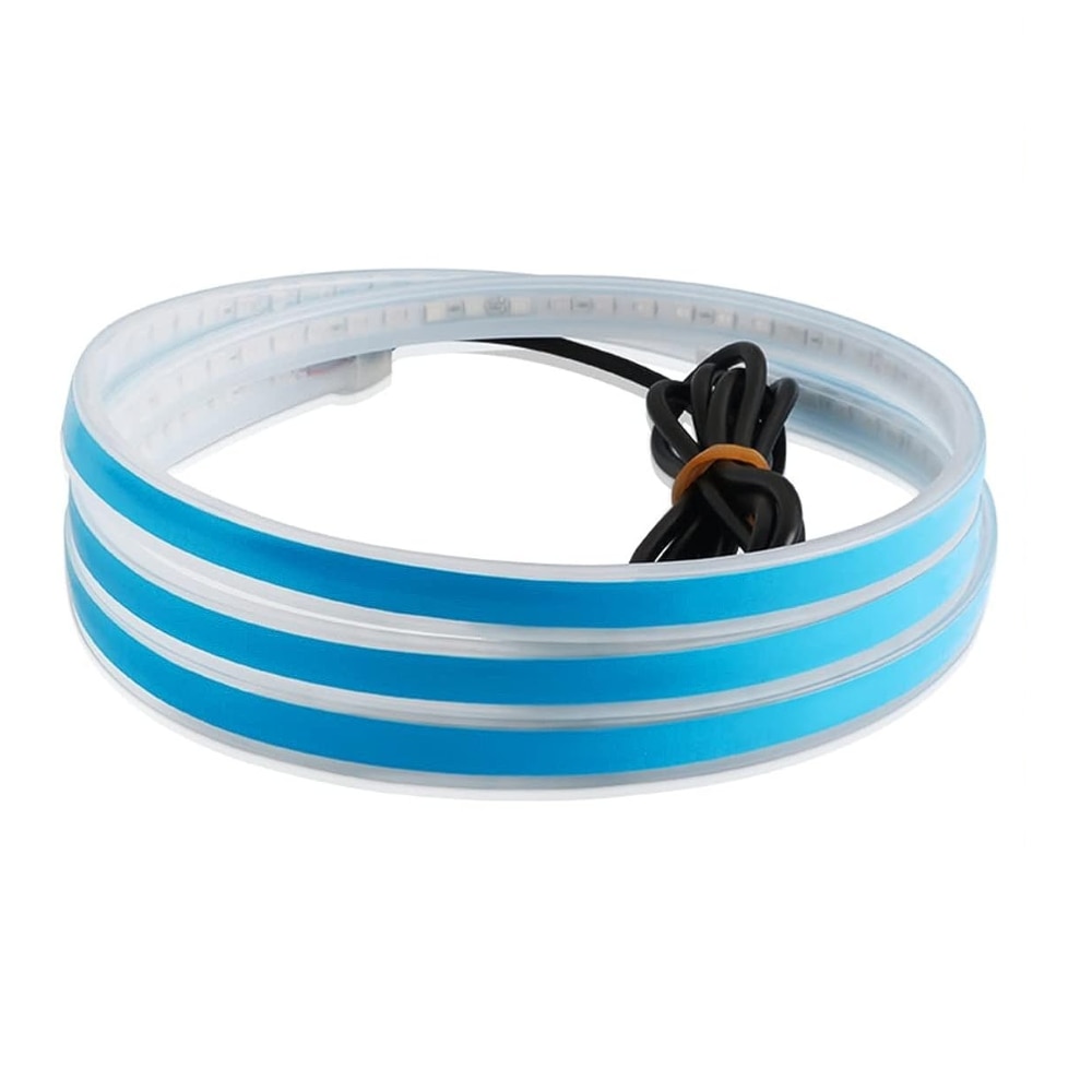 Banda LED auto flexibila pentru capota, 1.5m, alb rece - eMAG.ro