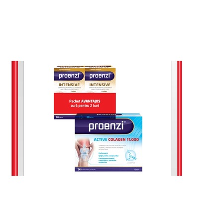 Pachet Supliment alimentar Proenzi Intensive x 120 tablete + Proenzi ...