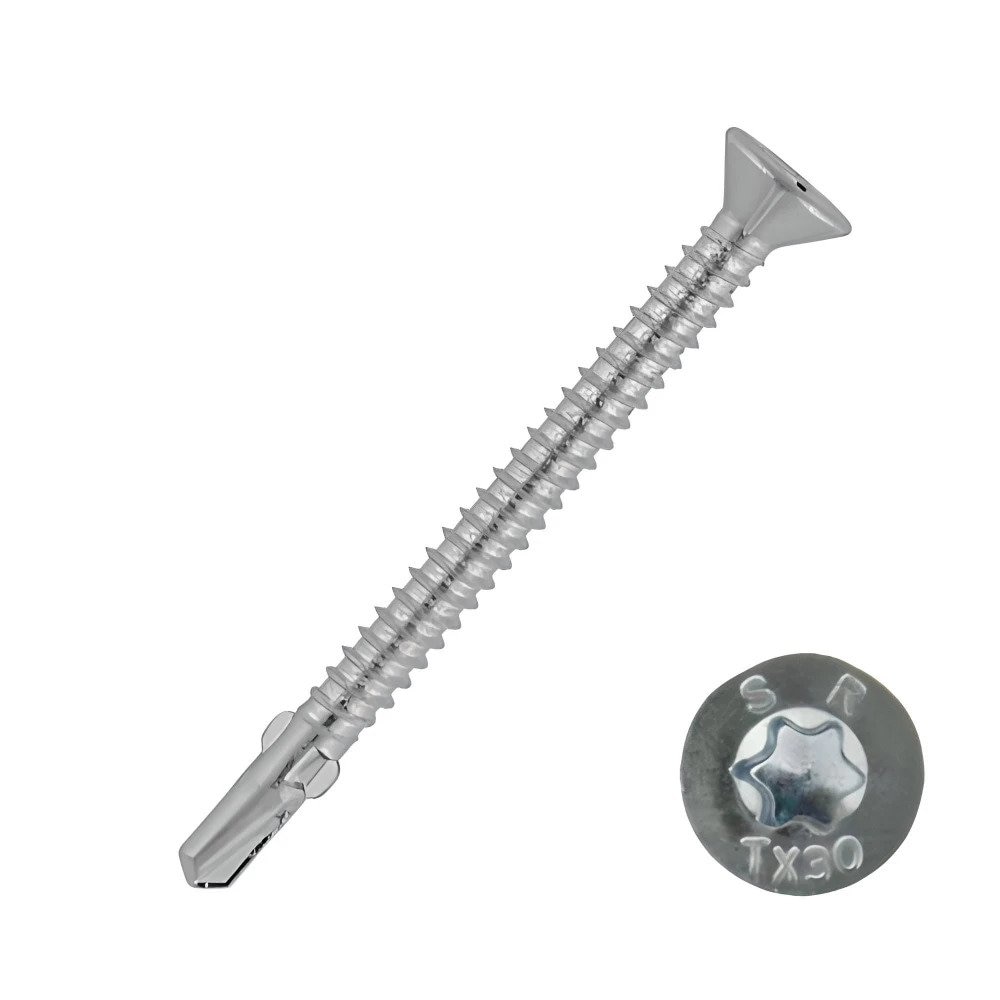 Set 200 Surub tabla, autoforant, cap inecat, cu aripi, DIN 7504PW, 4 ...