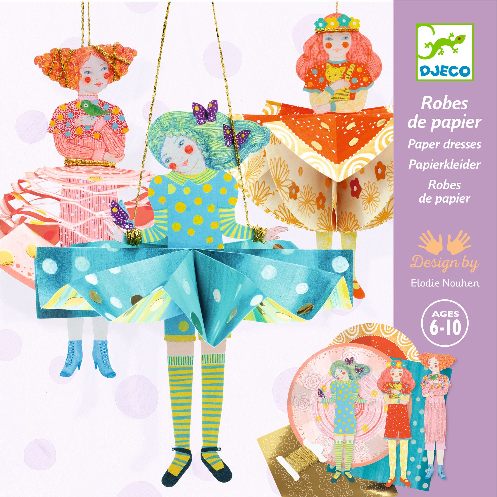 Atelier Creativ Tehnici De Pliere Rochii Din Hartie Djeco Emagro