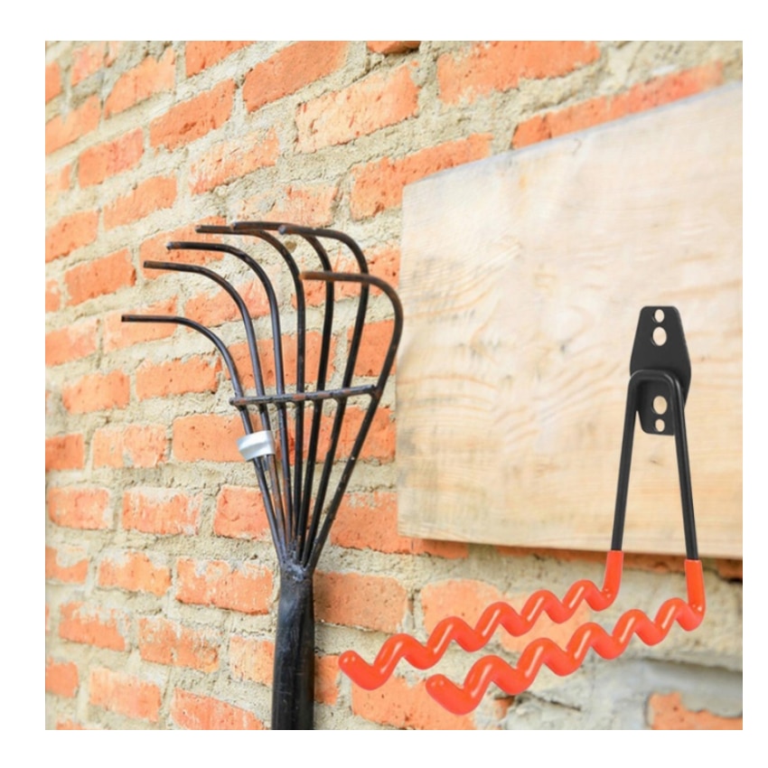 Set 12 carlige de perete, Zola®, otel/PVC, pentru agatat scule si ...