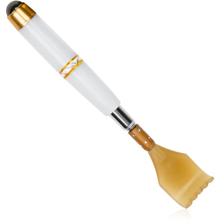 Scarpinator pentru spate, Sunmostar, Inox, Auriu/Alb - eMAG.ro