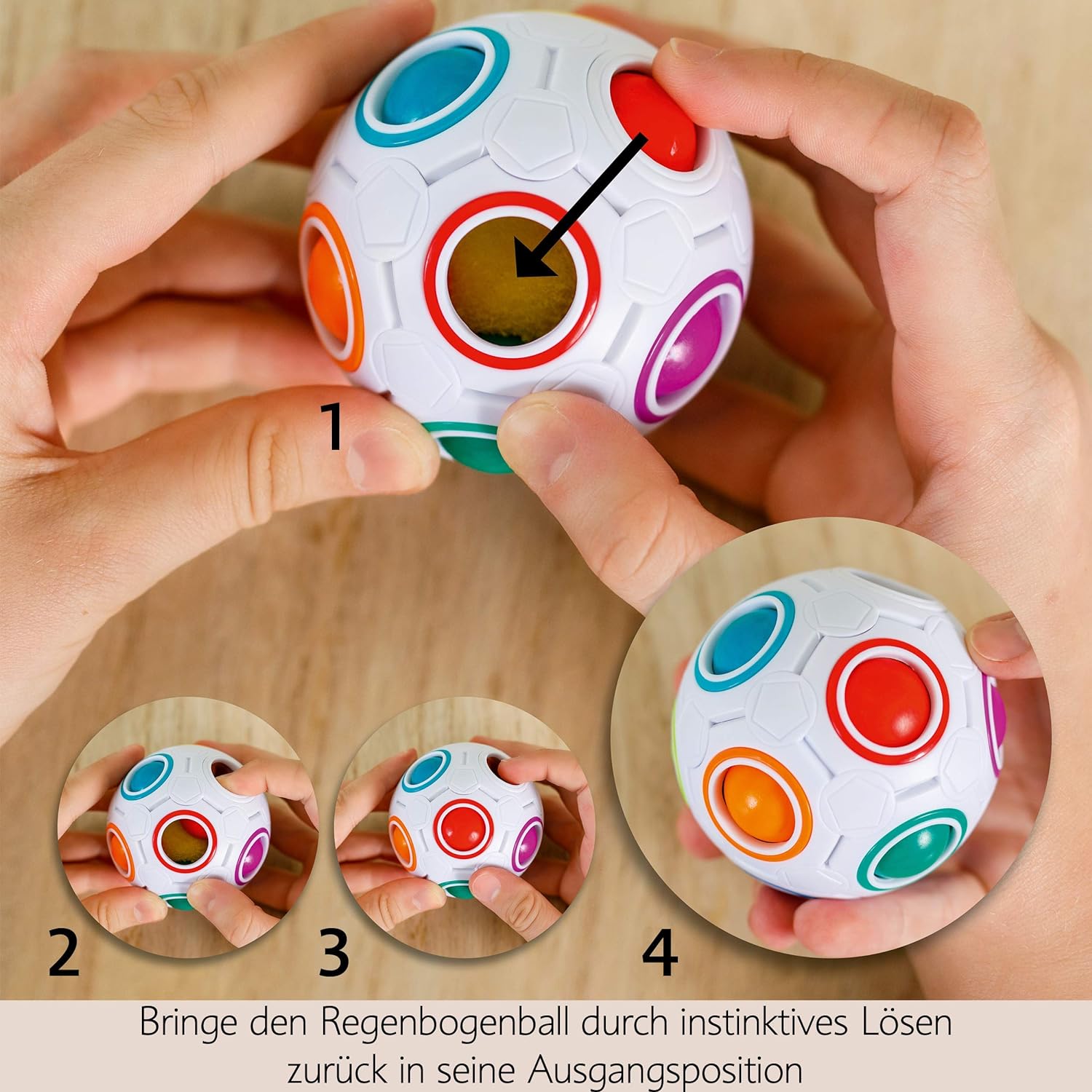 Minge magica de jucarie longziming, Plastic, Multicolor, 5.5 cm - eMAG.ro