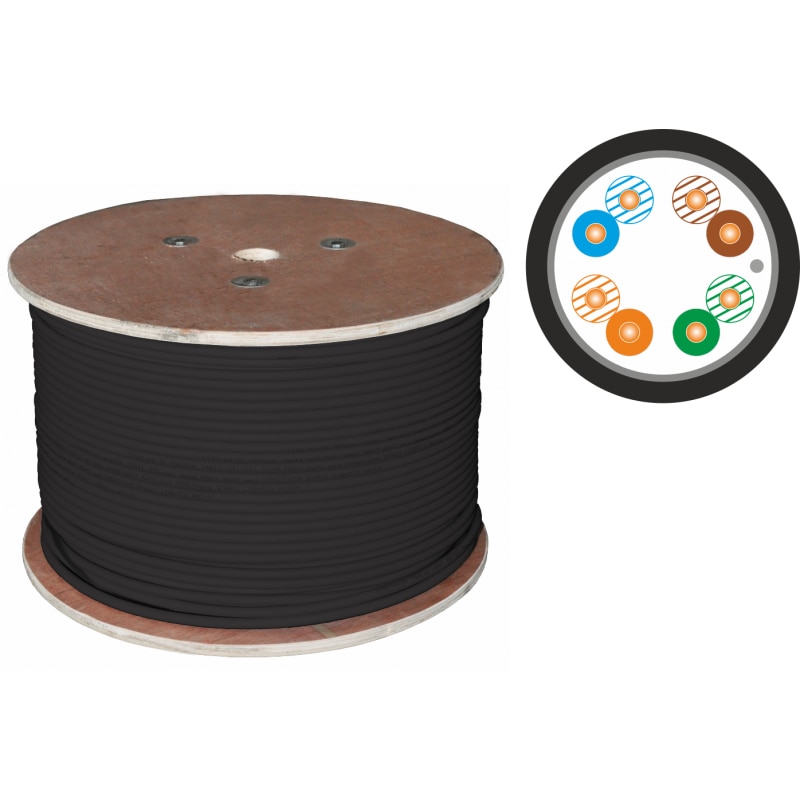 Kábel, Alantec, F/UTP, cat.5e, PE 4x2x24AWG, 500m - eMAG.hu
