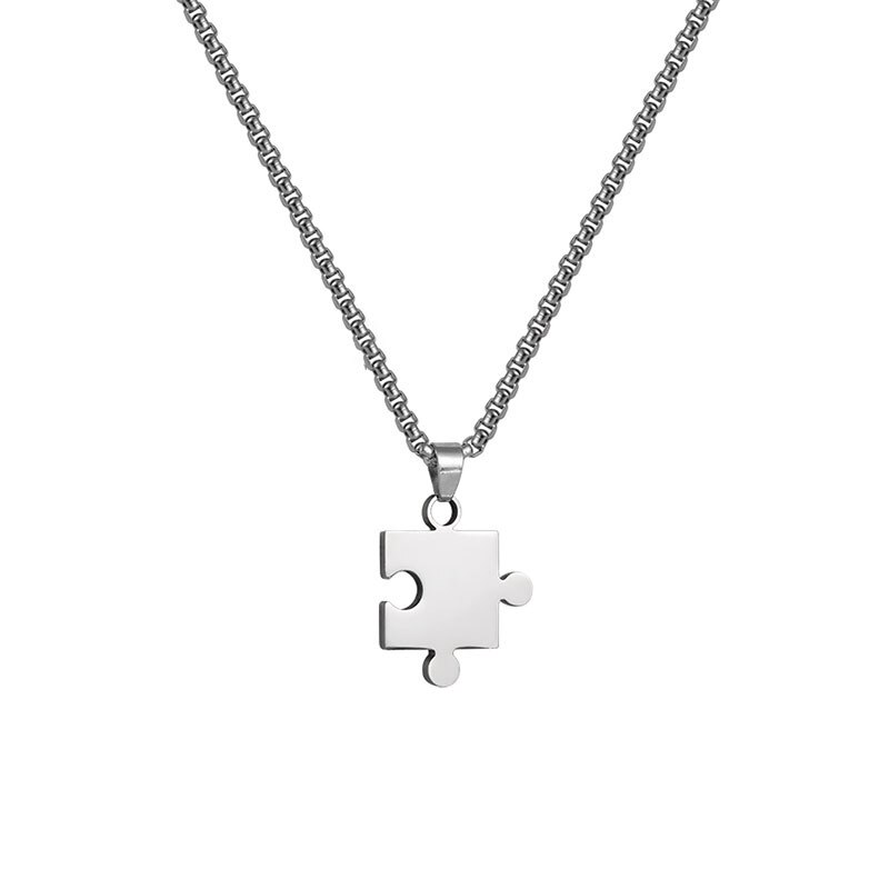 Colier dama, Sunmostar, Inox, 70 cm, Argintiu - eMAG.ro