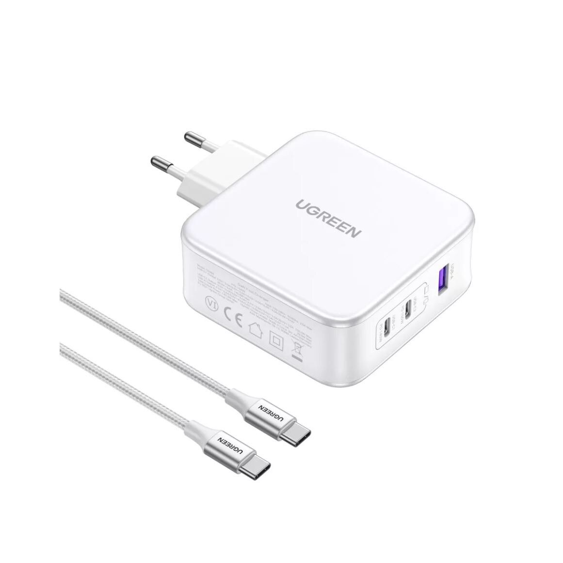 Incarcator retea Ugreen, Nexode „CD289” Quick Charge 140W GaN, 1 x USB ...