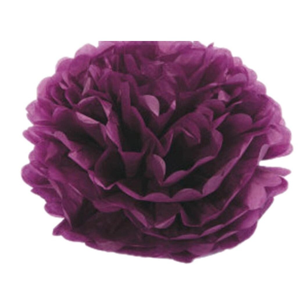 Pampon hartie 30 cm Mov - eMAG.ro