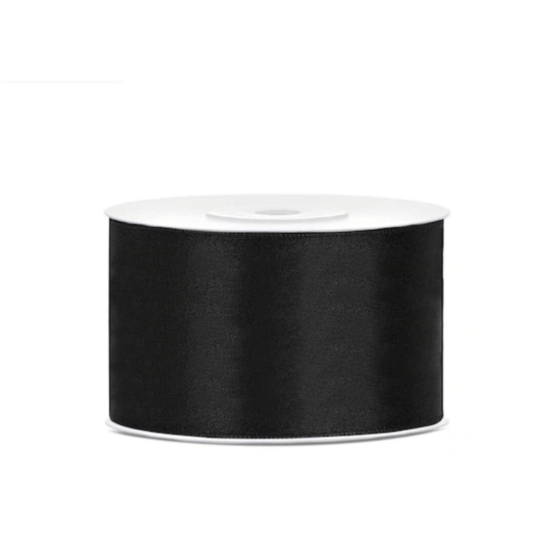 Panglica ripsata 40mm lumgime 40 m, negru - eMAG.ro