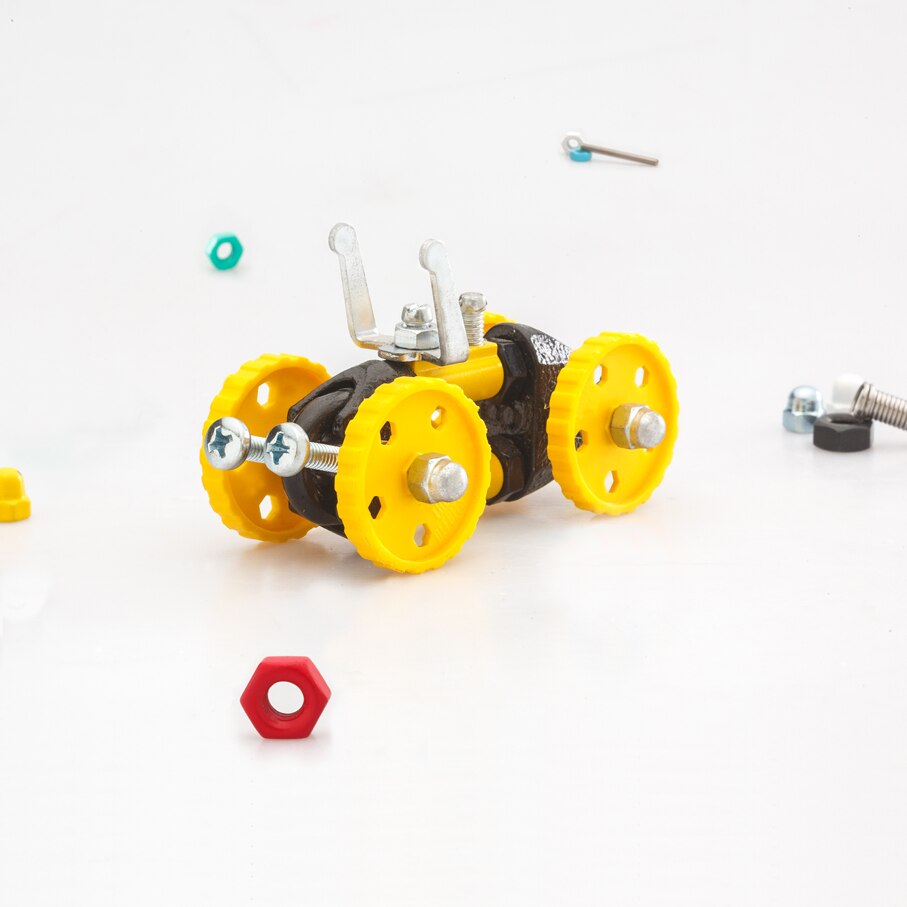 Set de construit cu suruburi si piulite, BlazeBit, The OFFBITS, 40 ...