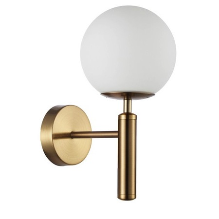 Aplica de perete aurie cu abajur alb - eMAG.ro