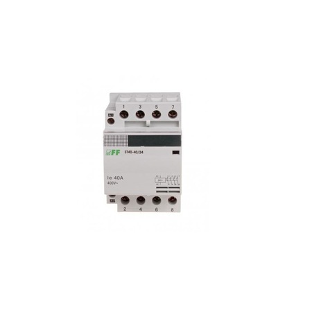 Модулен контактор 40A 4×NO 24V AC ST40-40-40-24V F&F - eMAG.bg