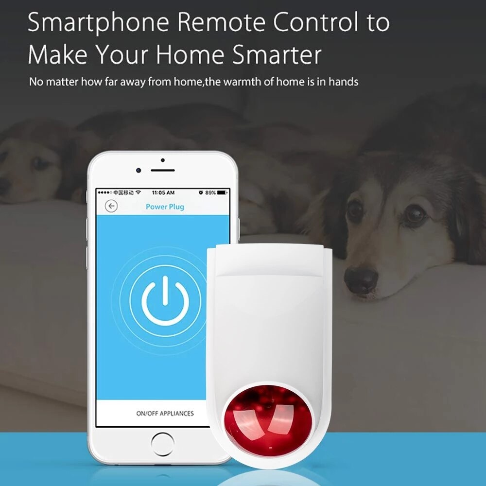 Sirena interior/exterior, Wifi, Tuya – Model SFL-104 - eMAG.ro